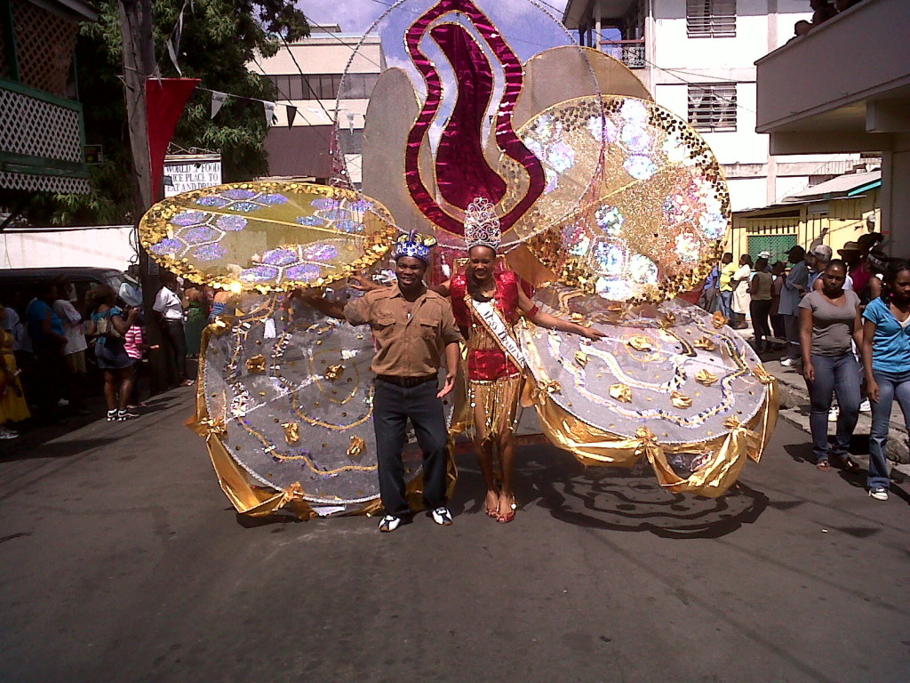 King Karessah and Queen Marcia ~ Carnival Tuesday 2010 a virtual Dominica
